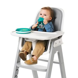 OXO Tot 6 Ounce Transitions Straw Cup with Removable Handles - Teal