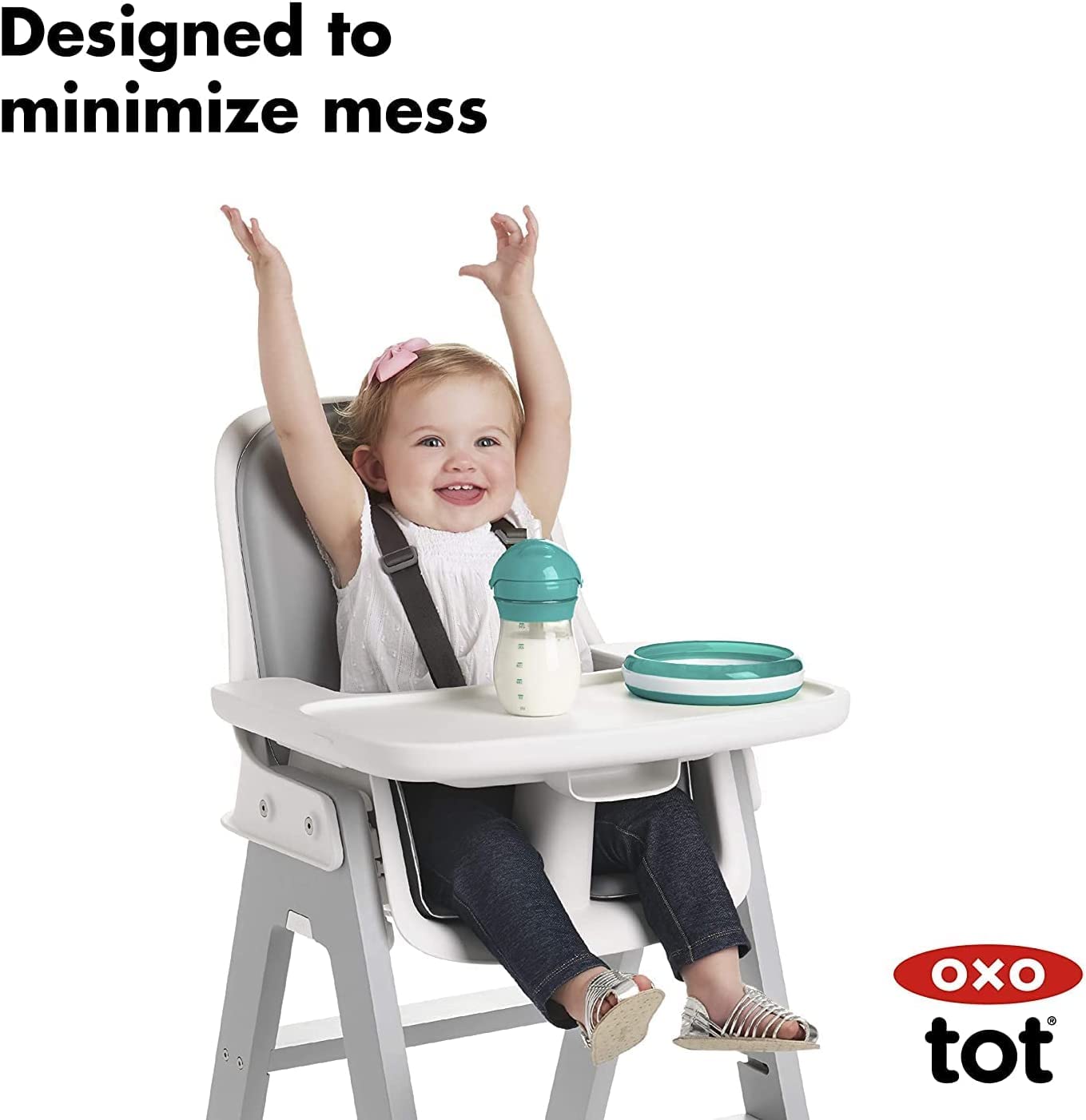 OXO Tot Transitions Straw Cup, 9 oz, Teal, Pack of 1