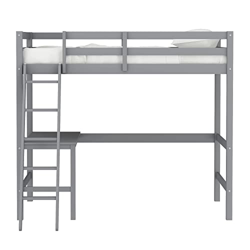 Hillsdale Furniture Caspian Twin Loft Bed, Gray