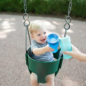 Dr. Brown's Milestones Cheers 360 Training Sippy Cups for Babies and Toddlers, Blue & Aqua, 10oz, 2-Pack, BPA Free, 9m+