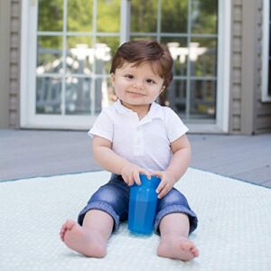 Dr. Brown's Milestones Cheers 360 Training Sippy Cups for Babies and Toddlers, Blue & Aqua, 10oz, 2-Pack, BPA Free, 9m+