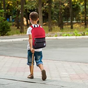 Trail maker Multi Pocket Multicolor Backpack with Adjustable Padded Straps