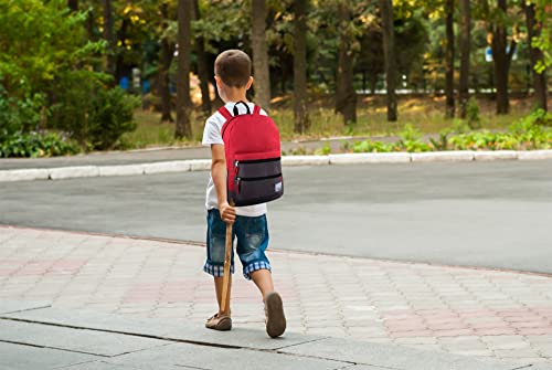 Trail maker Multi Pocket Multicolor Backpack with Adjustable Padded Straps