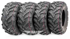 full set wanda atv tires 23x8-11 & 24x9-11 for 88-00 honda trx300 4x4 p341