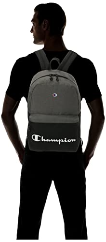 Champion unisex adult Manuscript Backpacks, Heather Grey, One Size US