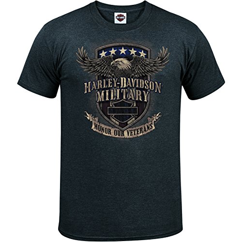 Harley-Davidson Military Men's Graphic T-Shirt - Overseas Tour | Veterans Support XL