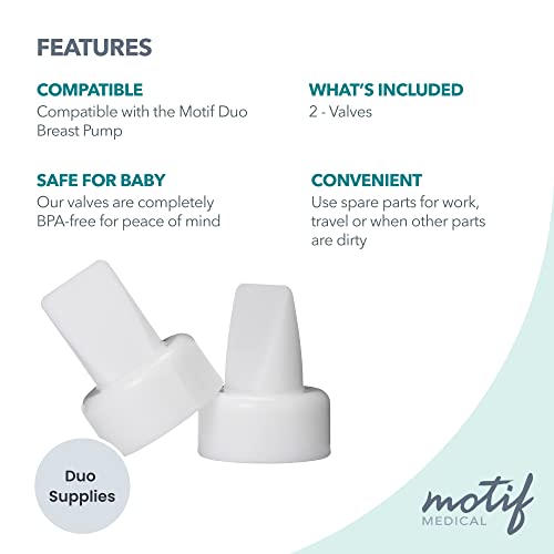 Motif Duo Valves, Replacement Parts for Breast Pump