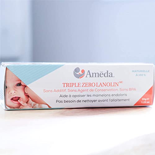 Ameda Triple Zero Lanolin Nursing Cream, 35g/1.2oz