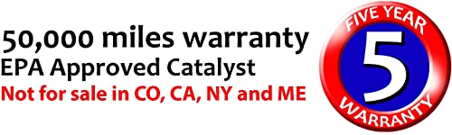 Evan Fischer Catalytic Converter Set of 2 Compatible with 2006-2007 Hyundai Sonata, 2006-2010 Azera, 2007-2008 Entourage, Fits 2006-2010 Kia Sedona Firewall and Radiator Side