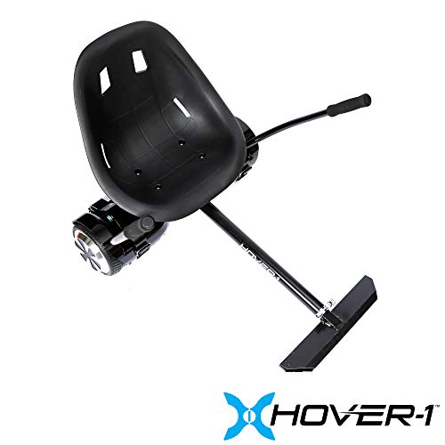 Hover-1 Ultra Electric Hoverboard & Go-Kart Combo | 7MPH Top Speed, 4HR Full Charge, Hand-Operated Rear Wheel Control, Adjustable Frame, Easy Installation