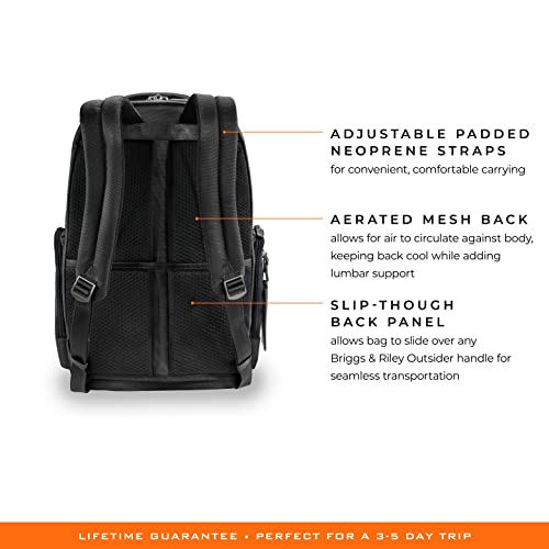 Briggs & Riley @Work Medium Cargo Backpack, Black