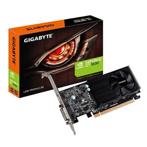 gigabyte geforce gt 1030 low profile d4 2gb graphics card gv-n1030d4-2gl