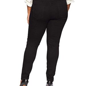 Lee Women's Plus Size Sculpting Slim Fit Skinny Leg Pull On Jean, Black, 22W Medium