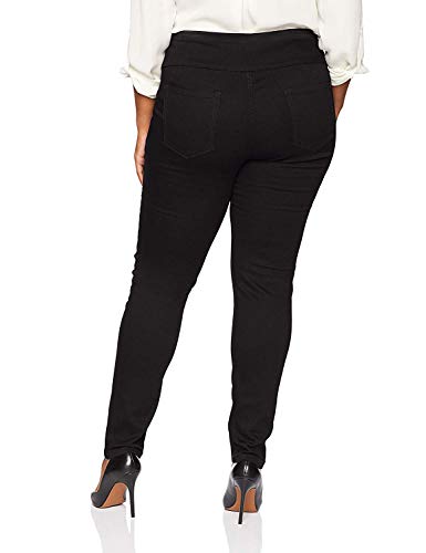 Lee Women's Plus Size Sculpting Slim Fit Skinny Leg Pull On Jean, Black, 22W Medium