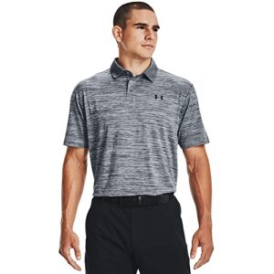 under armour mens performance 2.0 golf polo , steel (035)/black , x-large