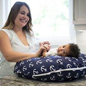 Removable Newborn Lounger Cover Water Resistant with Nautical Anchors