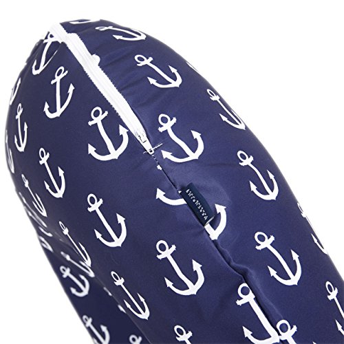 Removable Newborn Lounger Cover Water Resistant with Nautical Anchors