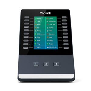 Yealink EXP50 Expansion Module - Global Teck Bundle with Microfiber Cloth - Compatible for Yealink IP Phones - T50 Series: SIP-T58V, SIP-T58A, SIP-T56A, SIP-T54S, SIP-T52S, SIP-T57W, SIP-T53