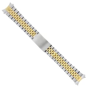 Ewatchparts 20MM JUBILEE WATCH BAND COMPATIBLE WITH ROLEX DATEJUST 16013,16200,16013 16233 16234 TWO TON