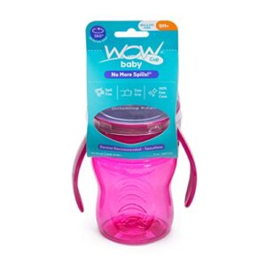 Wow Cup for Baby 360 Trainer Sippy Cup, Pink, 7 oz / 207 ml