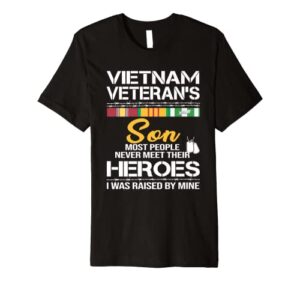 vietnam veteran's son t shirt | vietnam vet tee premium t-shirt