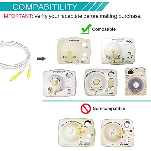 Replacement Tubing for Medela Pump in Style, BPA Free Replace Medela Pump Tubing Made by PumpMom (Not Original Medela Pump Parts)