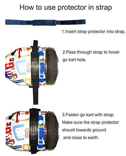 yabbay Strap and Strap Protector for Hover go Kart