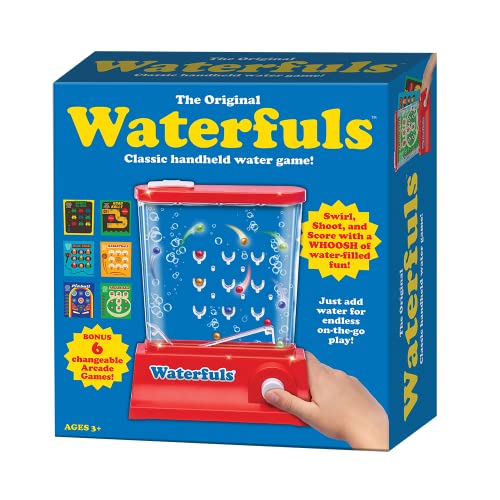 PlayMonster The Original Waterfuls — Classic Handheld Water Game! — Just Add Water — Now with 6 Game Options