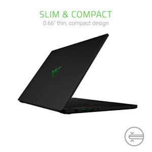 Razer Blade - Worlds Smallest 15.6in Gaming Laptop - 144Hz Full HD, 8th Gen Intel Core i7-8750H, GeForce GTX 1060 Max-Q, 16GB RAM, 512GB SSD (Renewed)