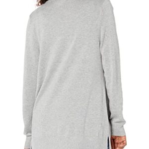 Amazon Essentials Women's Lightweight Open-Front Cardigan Sweater (Available in Plus Size), Light Grey Heather, X-Large