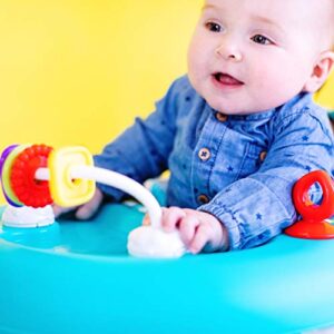 Bright Starts Giggling Safari Walker with Easy Fold Frame for Storage, Ages 6 Months +