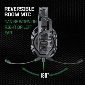 RIG 100HX Open Ear Premium Chat Headset – for Xbox Series X/ S, Xbox One, Playstation PS5, PS4, Nintendo Switch, Mobile, & PC with 3.5mm – Noise Canceling Mic (Black with Urban Camo)