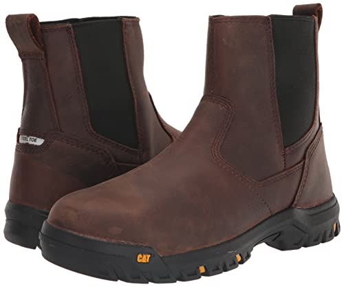 Cat Footwear Men's Wheelbase Steel Toe Work Boot, Clay, 10.5 Wide