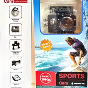 Sports Camera HD 1080p Mini camcorders Action Camera Video Full hd, Black (HL-01-02)