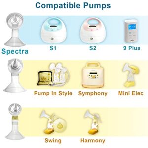 Nenesupply 6 pc Duckbill Valves Compatible with Medela and Spectra Pump Parts Use on Spectra S2 Spectra S1 Pump in Style Harmony Symphony Replace Spectra Duckbill Valves and Medela Valve