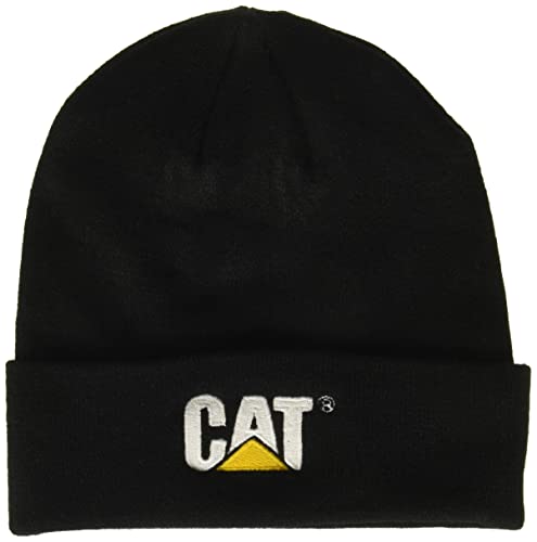 Caterpillar Men's Trademark Cuff Beanie, Black, OS