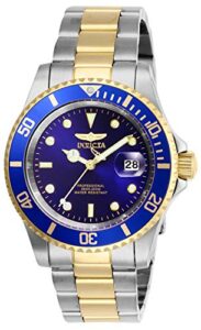 invicta men's pro diver quartz watch with stainless steel strap, two tone, 20 (model: 26972)