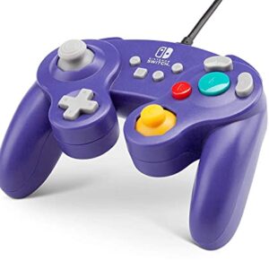 PowerA Wired Controller for Nintendo Switch GameCube Style: Purple Nintendo Switch