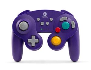 powera wireless gamecube style controller for nintendo switch - purple