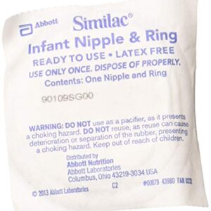 Abbott Nutrition Similac Component Nipple System Infant Nipple and Ring R, L00079