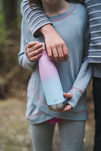 Simple Modern 34 Ounce Wave Water Bottle - Stainless Steel Liter Double Wall Vacuum Insulated Leakproof -Rose Gold