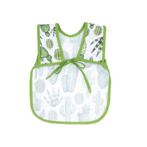 BapronBaby Desert Cactus Bapron - Soft Waterproof Stain Resistant Bib - Machine Washable - 6m - 5yr - (Sz Baby/Toddler 6m-3T)