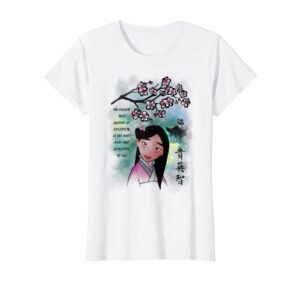 disney mulan water color graphic t-shirt t-shirt