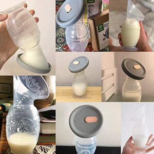 Haakaa Gen 2 Silicone Breast Pump with Suction Base and Leak-Proof Silicone Cap, 5 oz/150 ml, BPA PVC and Phthalate Free 1 Count (Pack of 1)