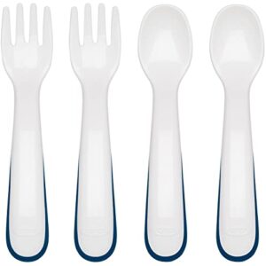 OXO Tot Plastic Fork & Spoon Multipack - Navy , 4 Piece Set