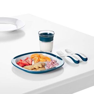 OXO Tot Plastic Fork & Spoon Multipack - Navy , 4 Piece Set