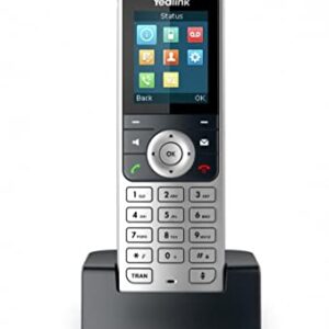 Yealink W53H Cordless DECT IP Phone, Base Station Not Included, 1.8-Inch Color Display. 10/100 Ethernet, 802.3af PoE, Power Adapter Included