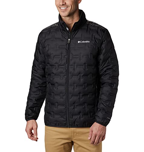 Columbia Men's Delta Ridge Down Jacket, Black, Small