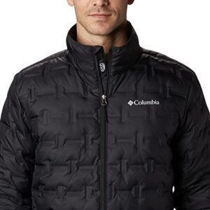 Columbia Men's Delta Ridge Down Jacket, Black, Small