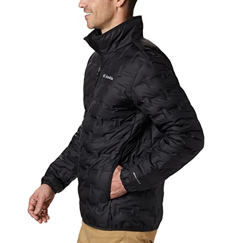 Columbia Men's Delta Ridge Down Jacket, Black, Small